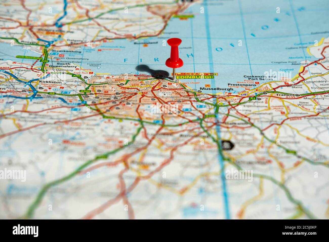 Firth of forth map hi-res stock photography and images - Alamy