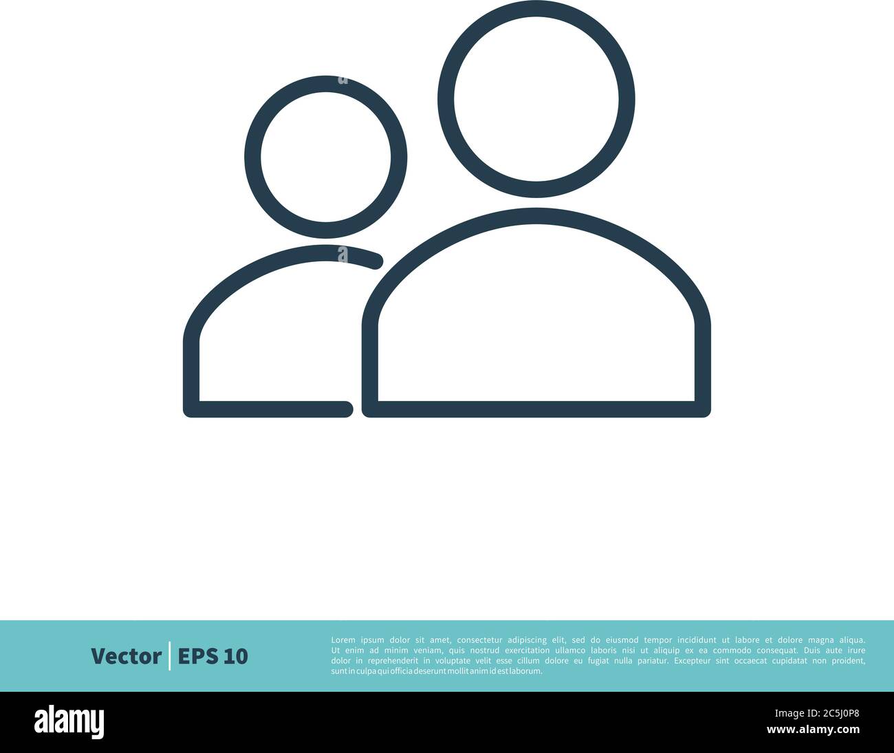 Human Figure, Profile, People Icon Vector Logo Template Illustration ...