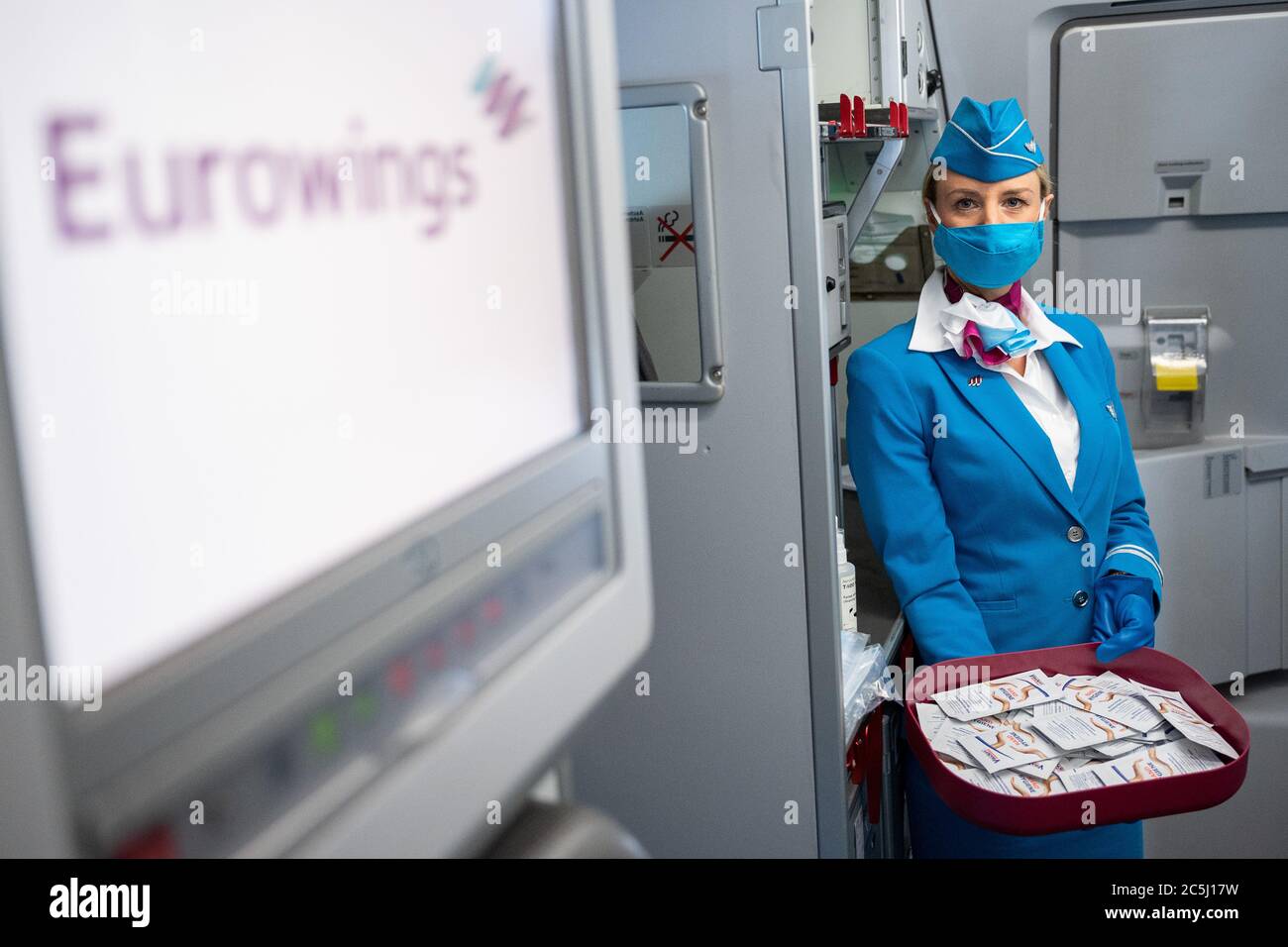 Eurowings flight attendant hi-res stock photography and images - Alamy