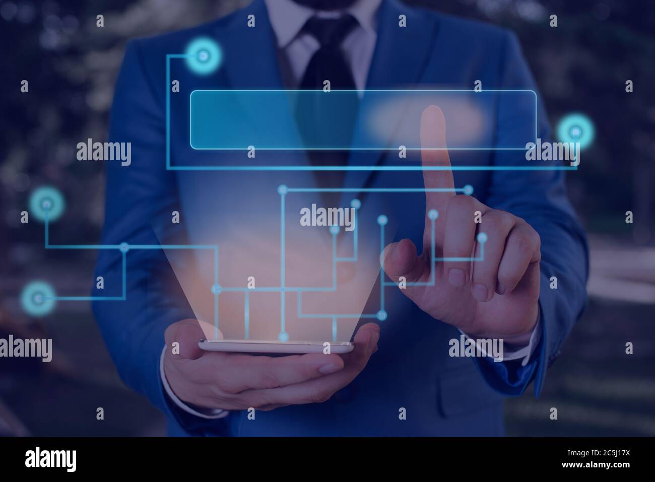 Information Digital Technology Network Connection Infographic Elements ...