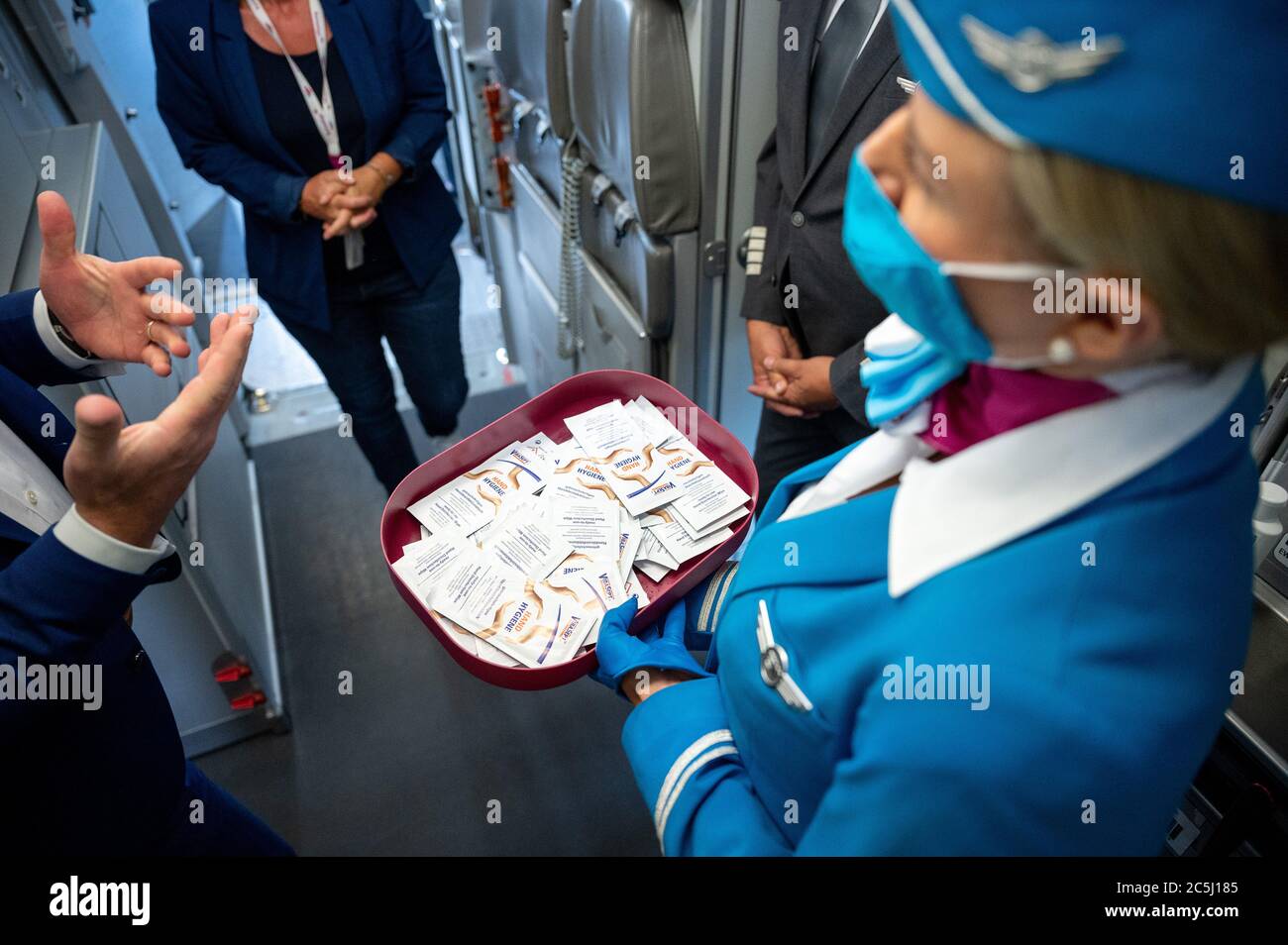 Eurowings flight attendant hi-res stock photography and images - Alamy