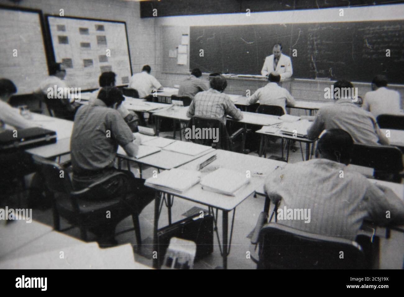 1970s high school classroom hi-res stock photography and images - Alamy