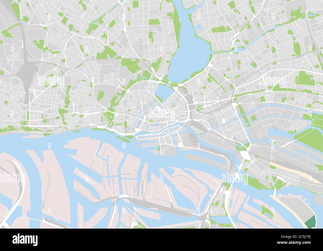 Map of hamburg hi-res stock photography and images - Alamy