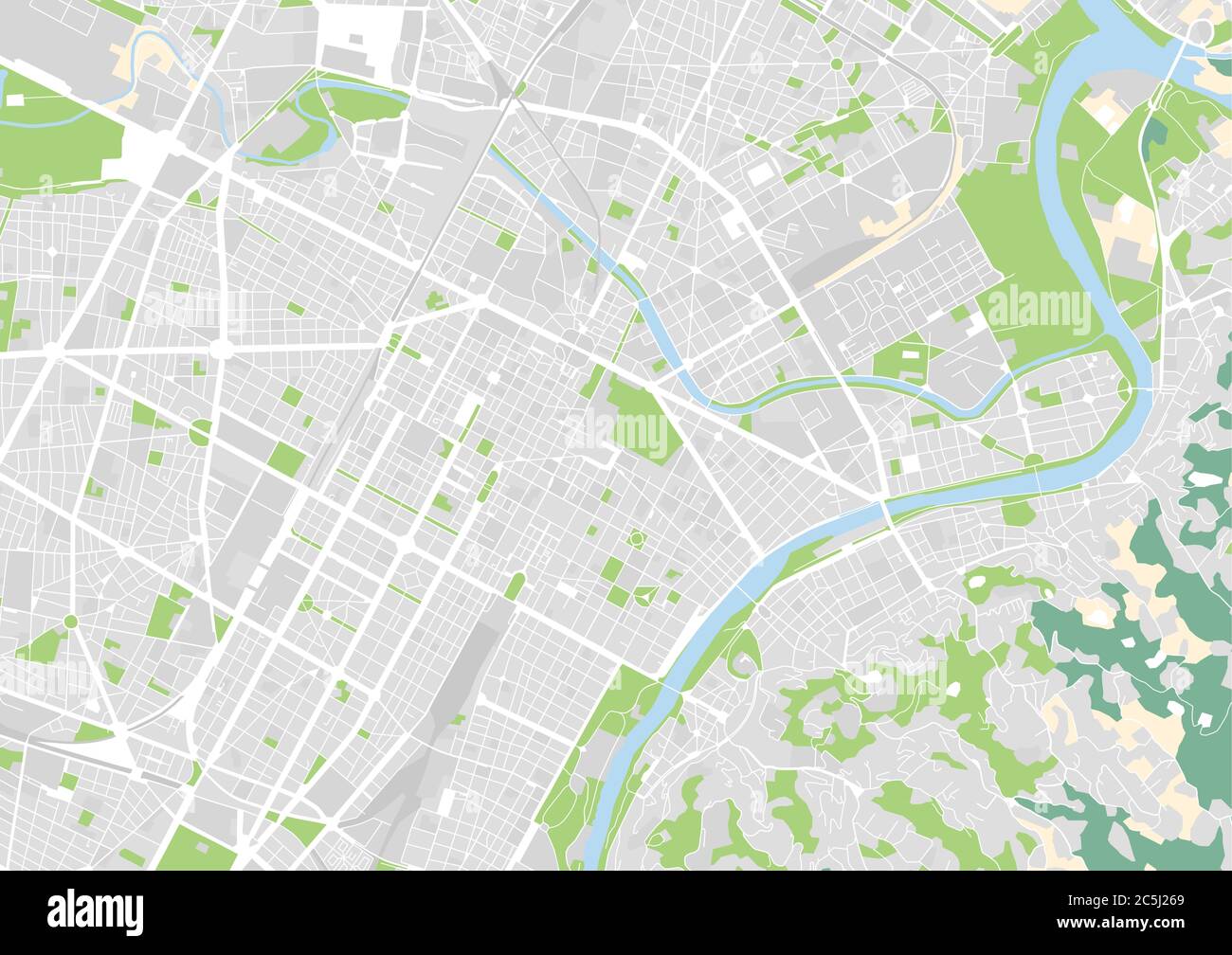 vector city map of Torino, Italy Stock Vector Image & Art - Alamy
