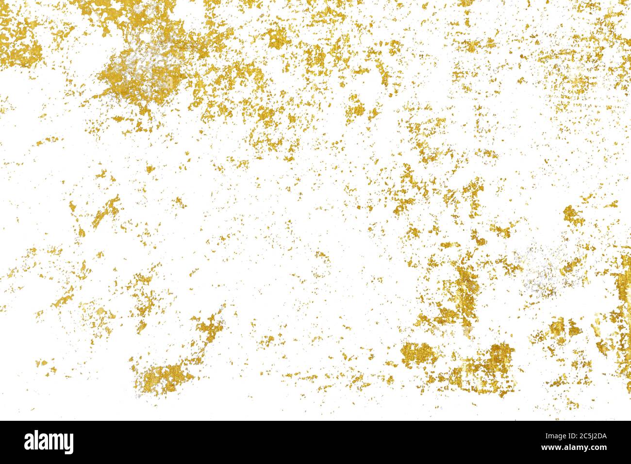 Gold splashes Texture. Brush stroke design element. Grunge golden ...