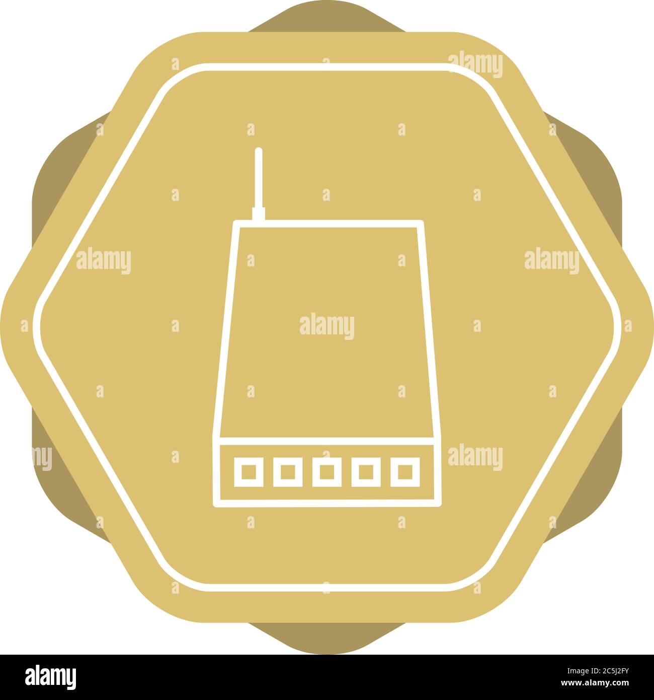 Unique Network Switch Vector Line Icon Stock Vector Image & Art - Alamy