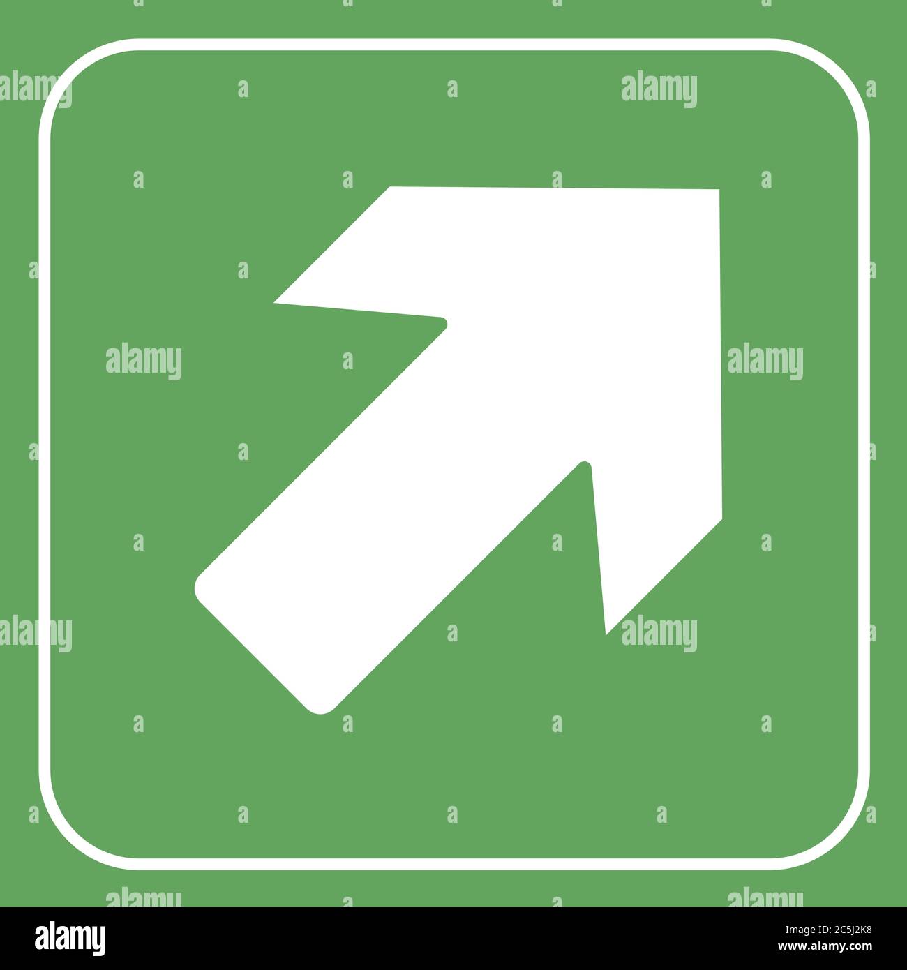 Sign guide arrow. Vector illustration in trendy flat style. EPS 10 ...