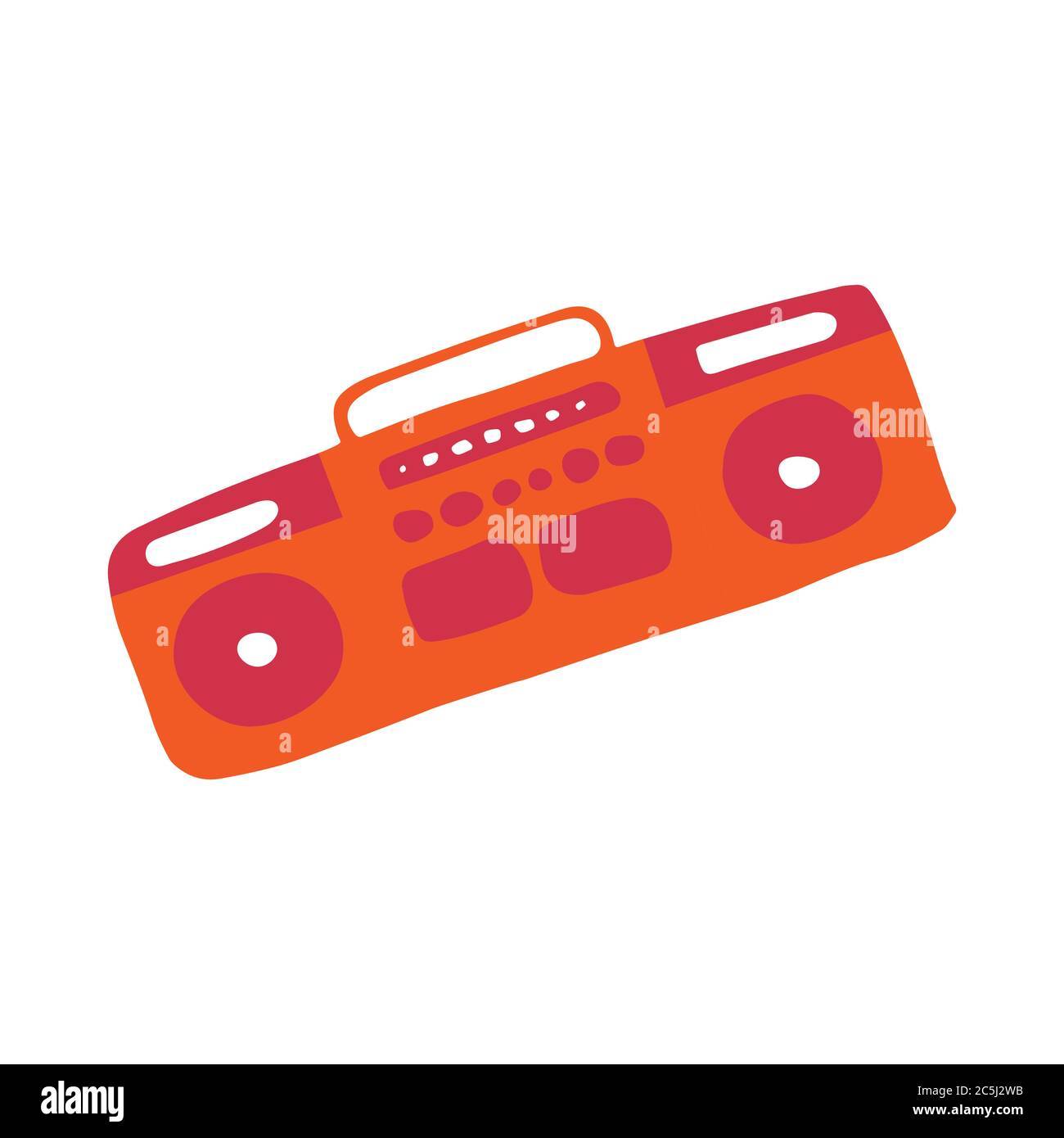 Single hand-drawn record player icon. Musical symbol. Vector Stock ...