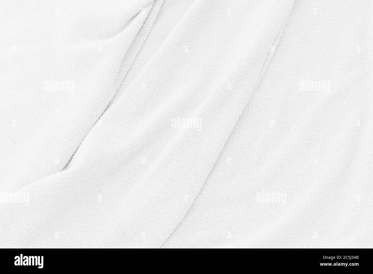 Close-up of white fabric texture background. Abstract crumpled cloth ...