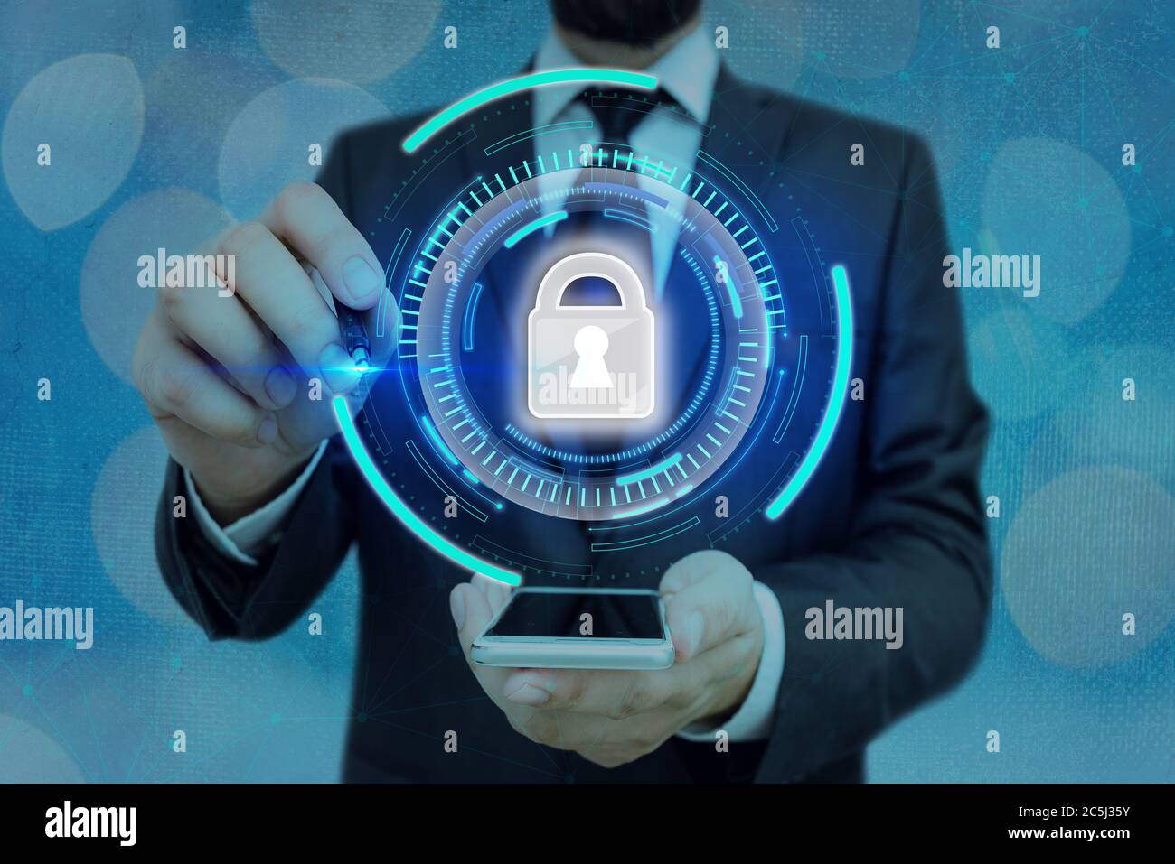 Graphics Padlock For Web Data Information Security Application System ...