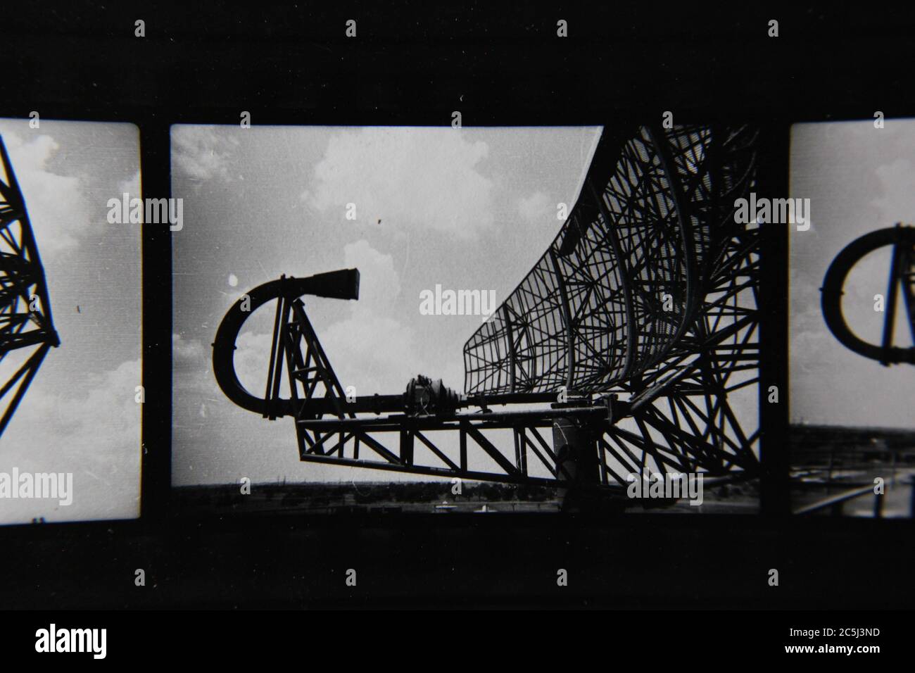 Fine 70s vintage contact print black and white photography of an ...