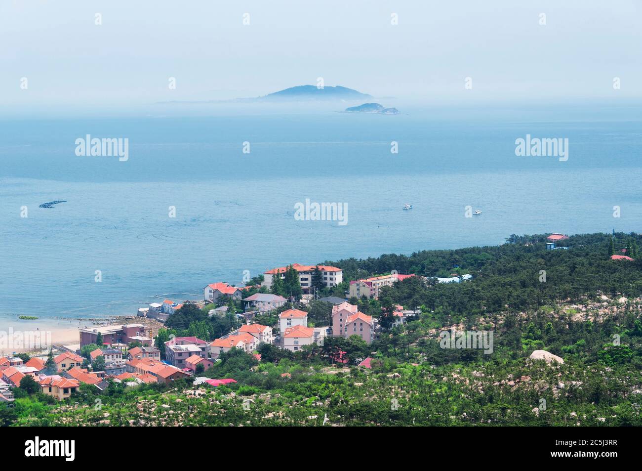 Aerial view east china sea islands hi-res stock photography and images ...