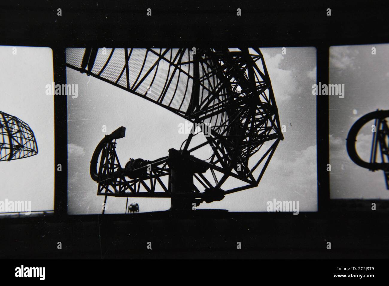 Fine 70s vintage contact print black and white photography of an ...