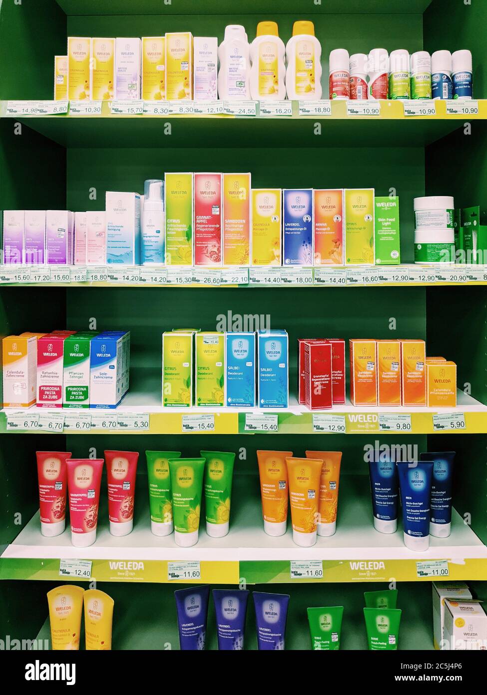 Weleda display hi-res stock photography and images - Alamy