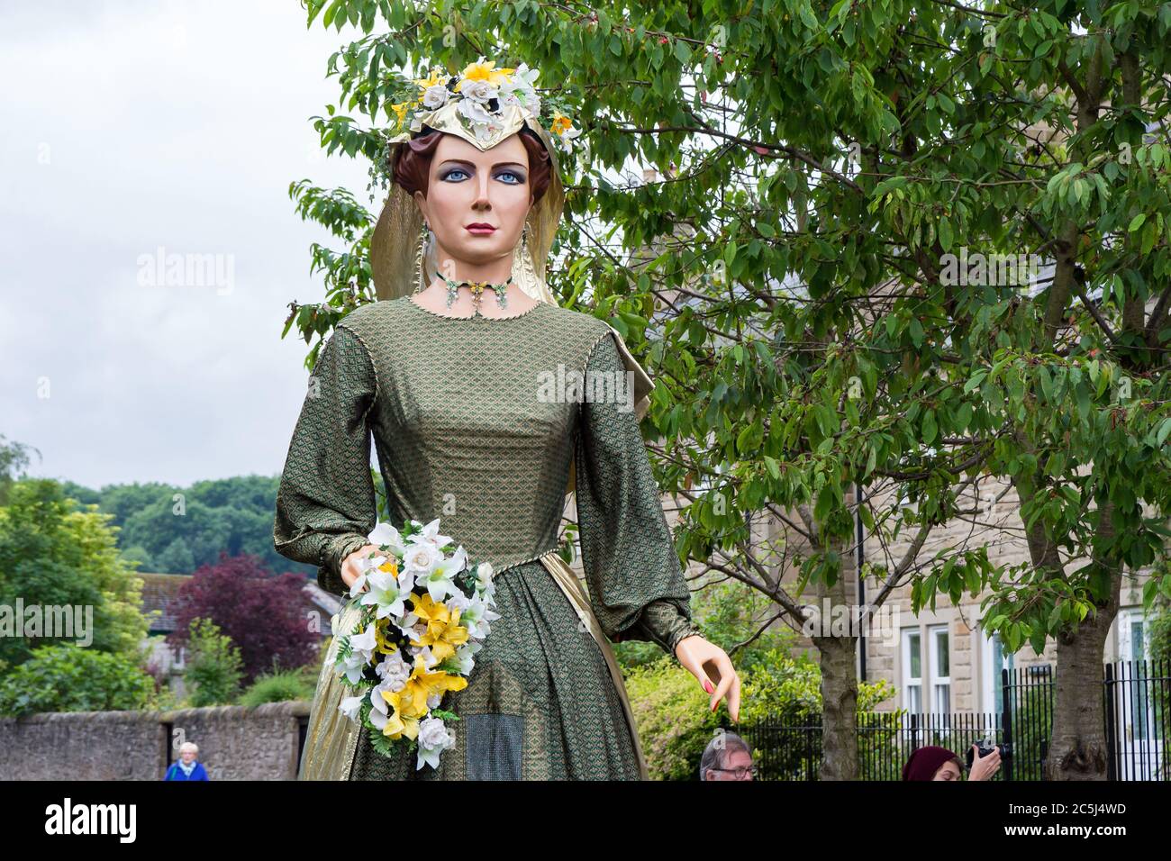 The Sheffield City Giants puppets at Bakewell Stock Photo - Alamy