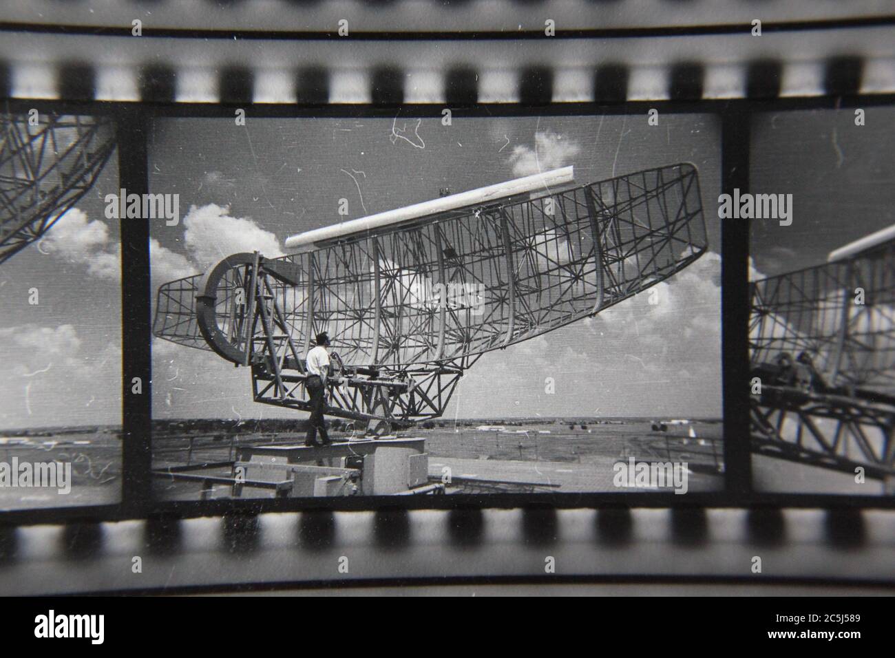 Fine 70s vintage contact print black and white photography of an ...