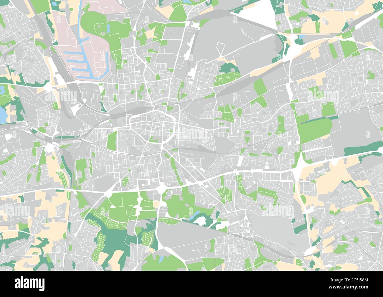 vector city map of Dortmund, Germany Stock Vector Image & Art - Alamy
