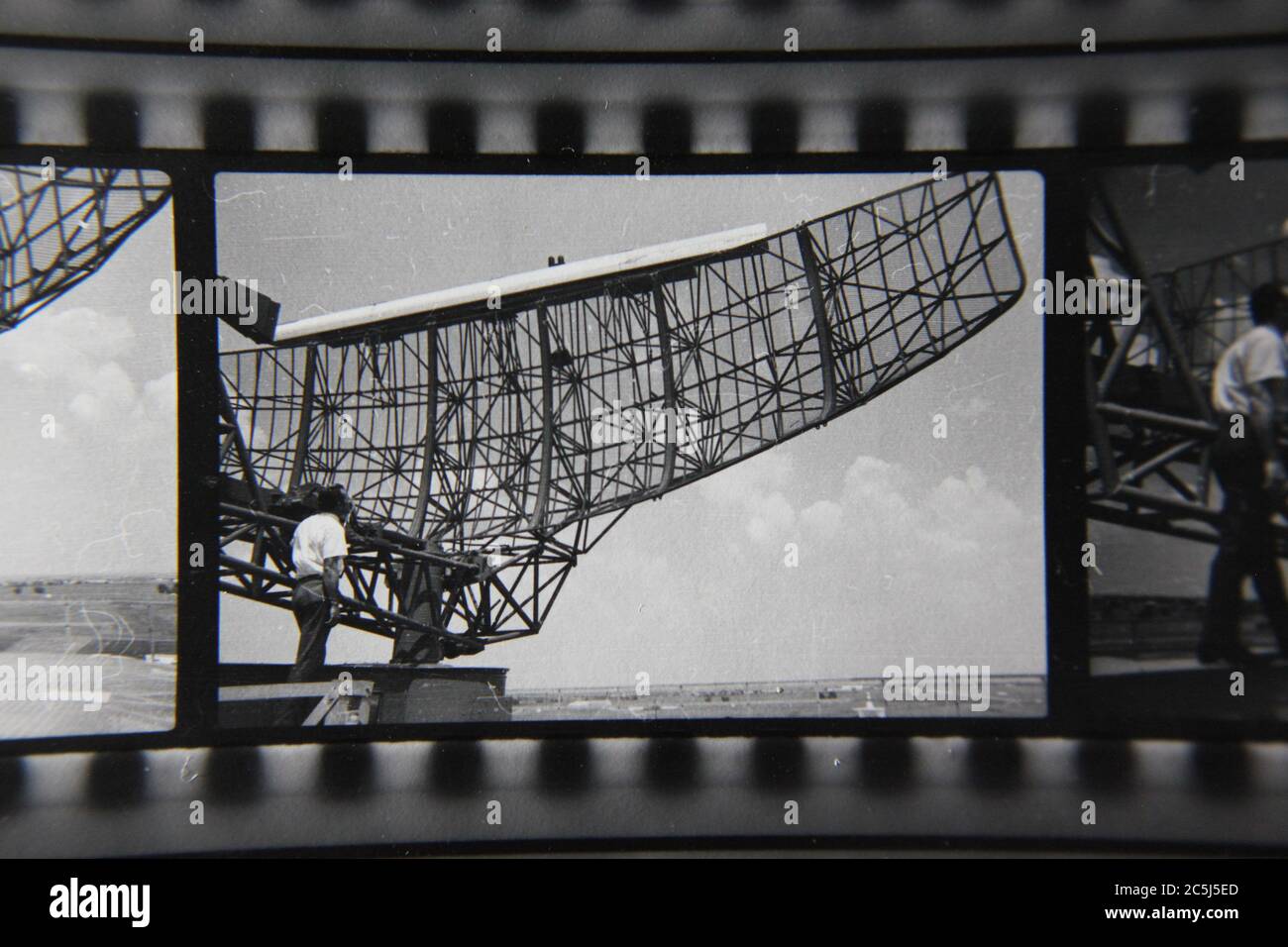Fine 70s vintage contact print black and white photography of an ...