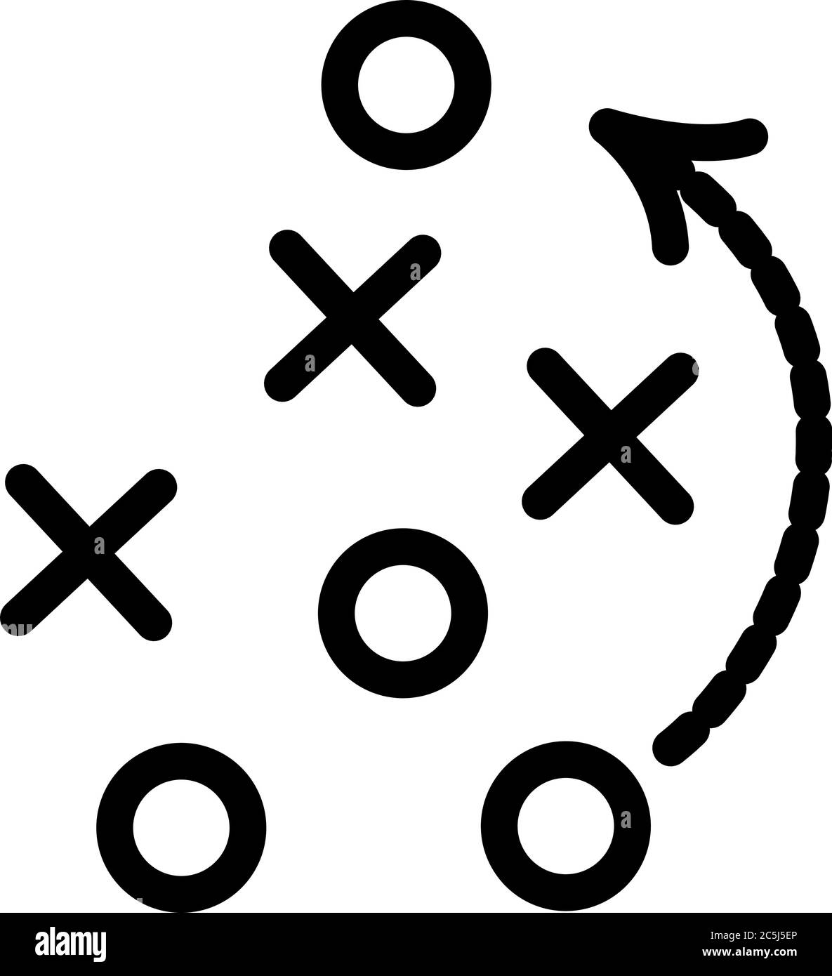 American football field diagram Black and White Stock Photos & Images ...