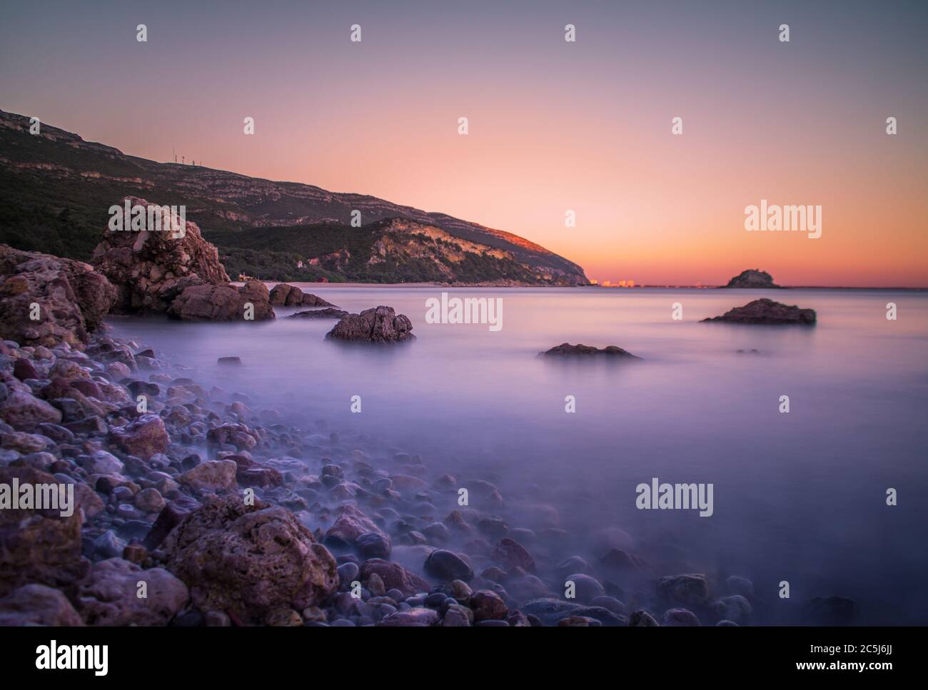 Beach Portinho da Arrabida, Portugal Stock Photo - Alamy