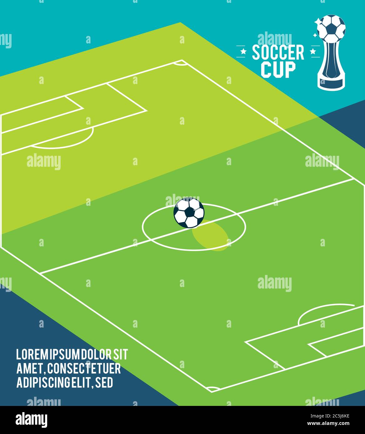 court with ball design, Soccer 2020 football sport hobby competition ...