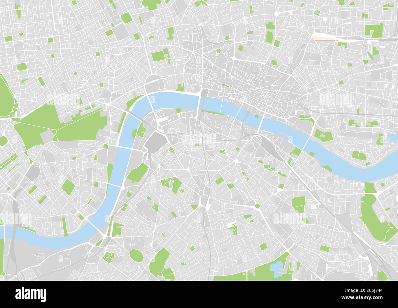 vector city map of London, UK Stock Vector Image & Art - Alamy