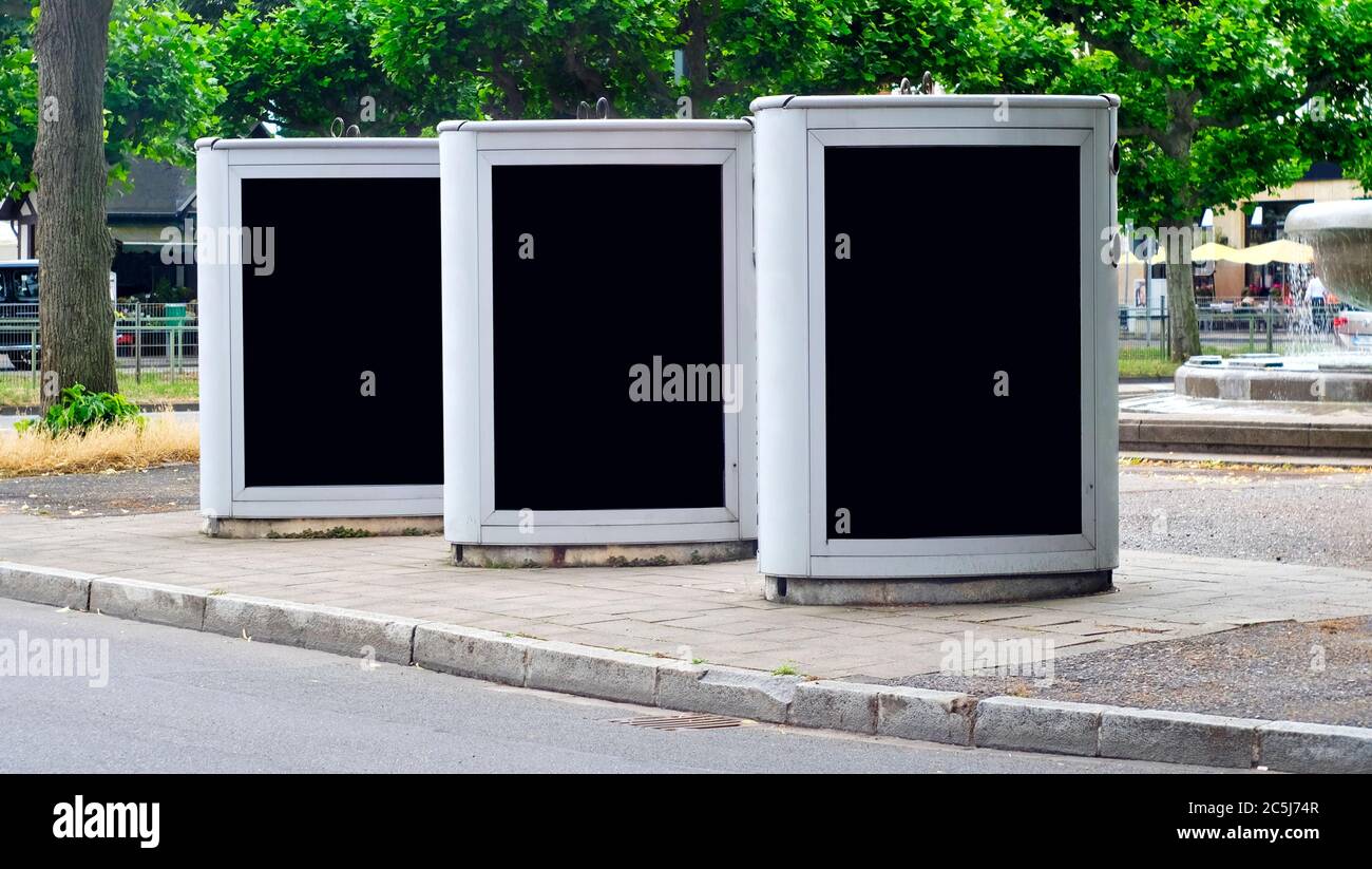 advertising billboard,public advertising display, outside setting, free ...