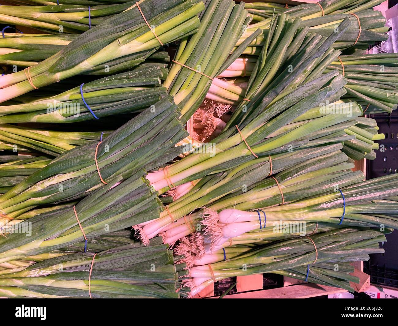 Bunches Spring Onions High Resolution Stock Photography and Images - Alamy