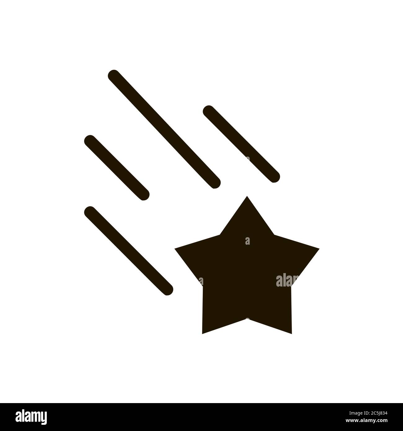 Star shooting icon hi-res stock photography and images - Alamy