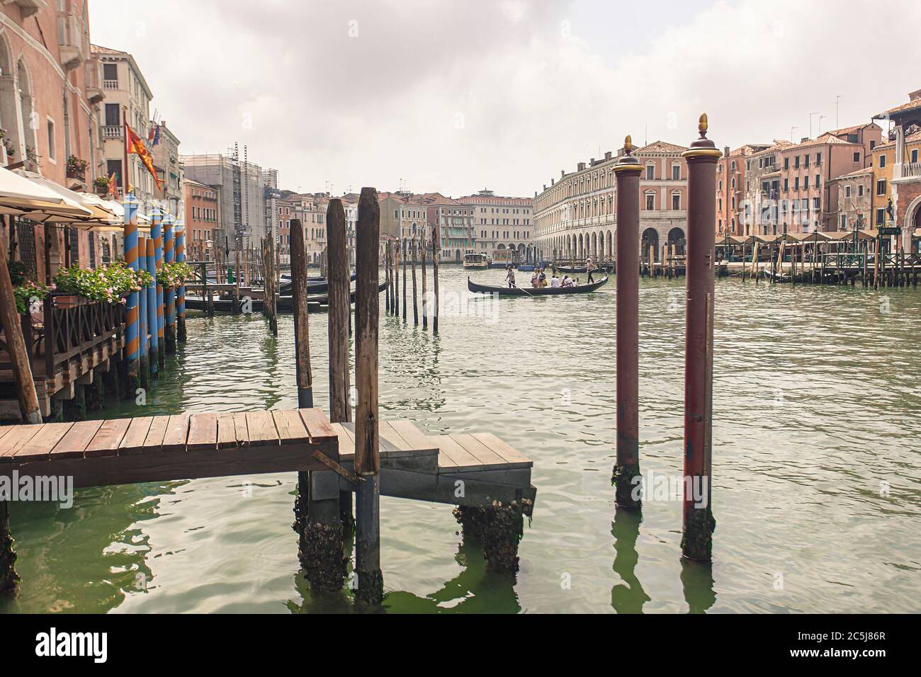 Canal Grande view in Venice 2 Stock Photo - Alamy