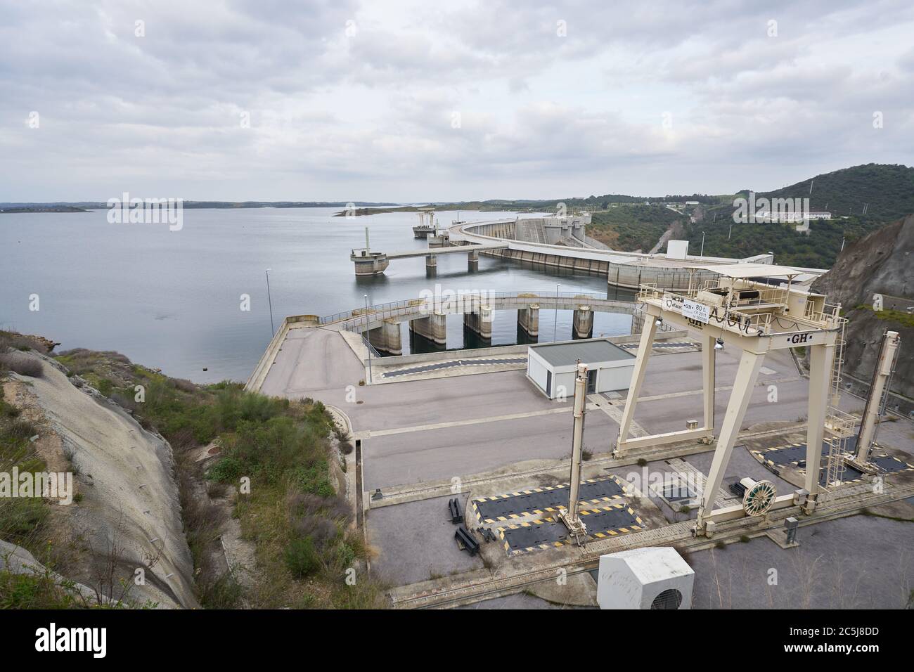Barragem do Alqueva Dam in Alentejo, Portugal Stock Photo - Alamy