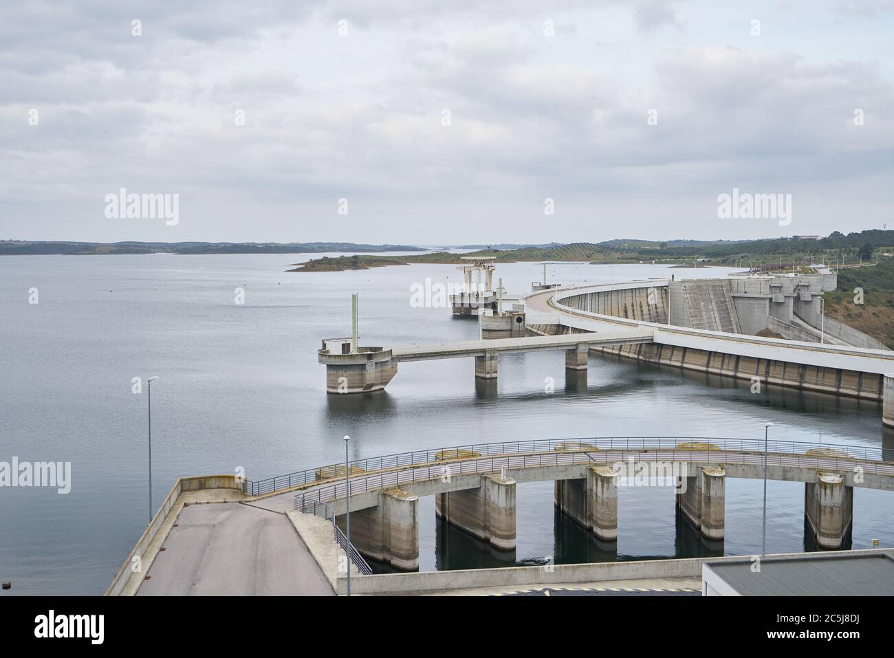 Barragem do Alqueva Dam in Alentejo, Portugal Stock Photo - Alamy