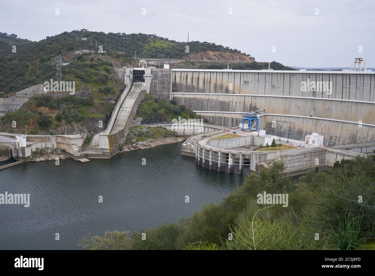Barragem do Alqueva Dam in Alentejo, Portugal Stock Photo - Alamy