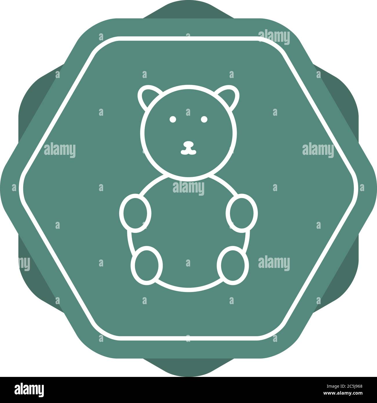 Unique Bear Vector Line Icon Stock Vector Image & Art - Alamy
