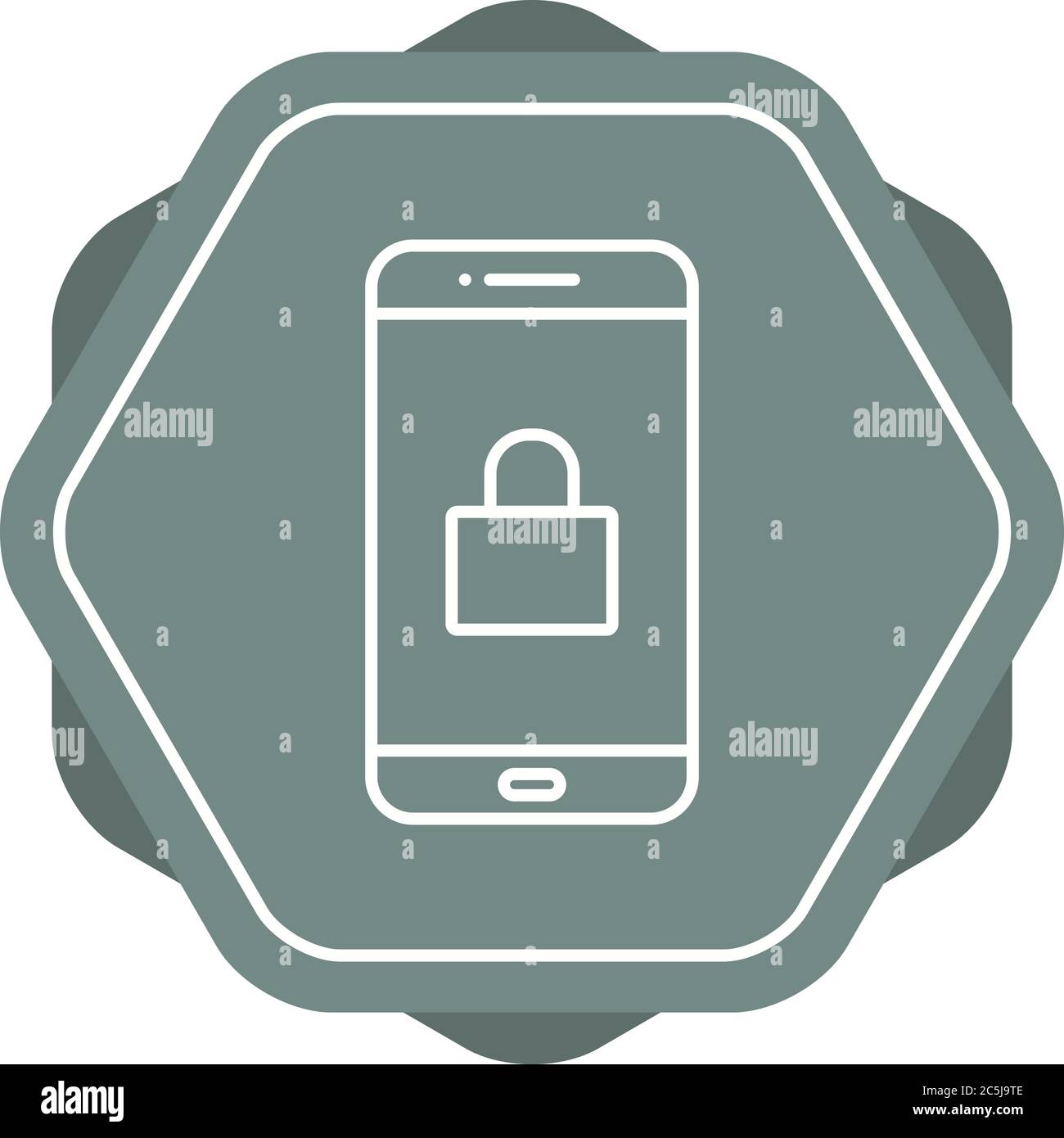 Unique Locked Account Vector Line Icon Stock Vector Image & Art - Alamy