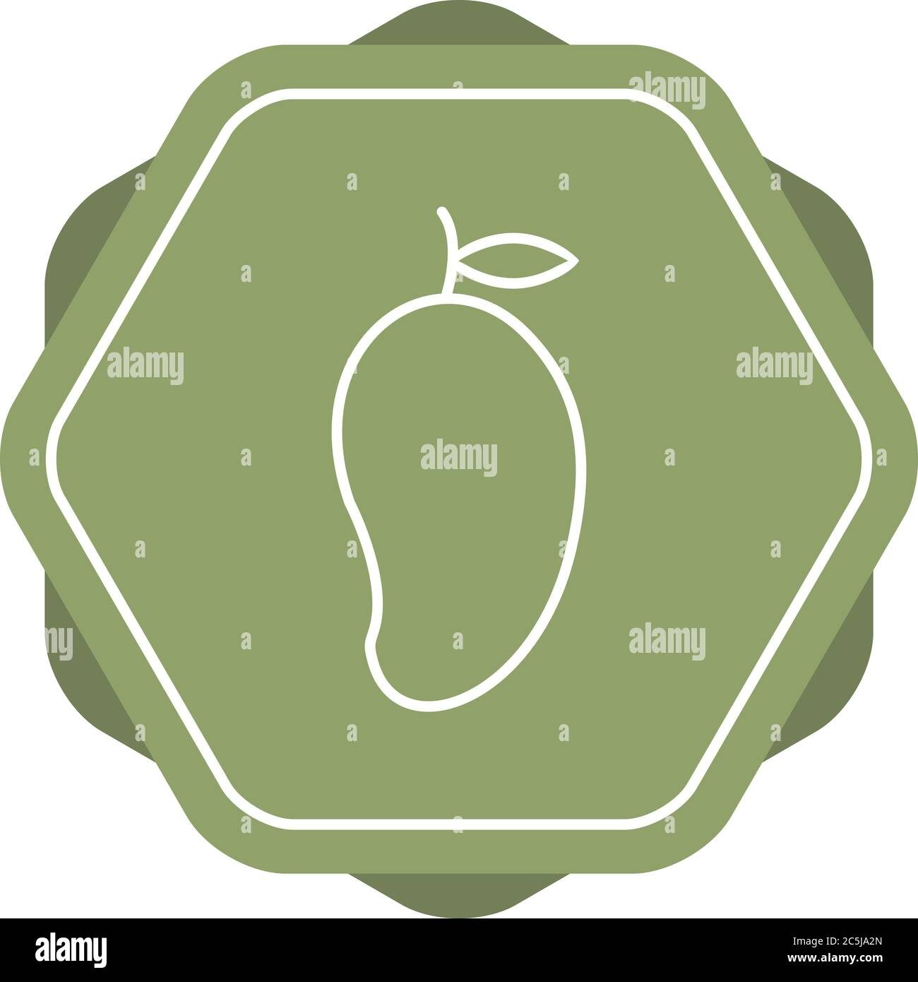Unique Mango Vector Line Icon Stock Vector Image & Art - Alamy