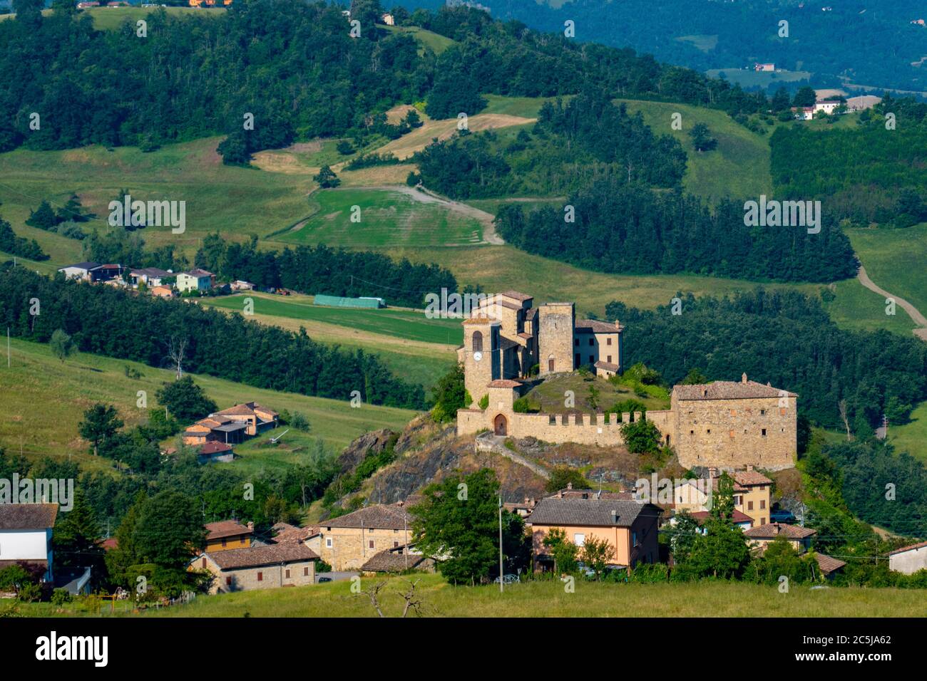 Old castle in the mountains hi-res stock photography and images - Alamy
