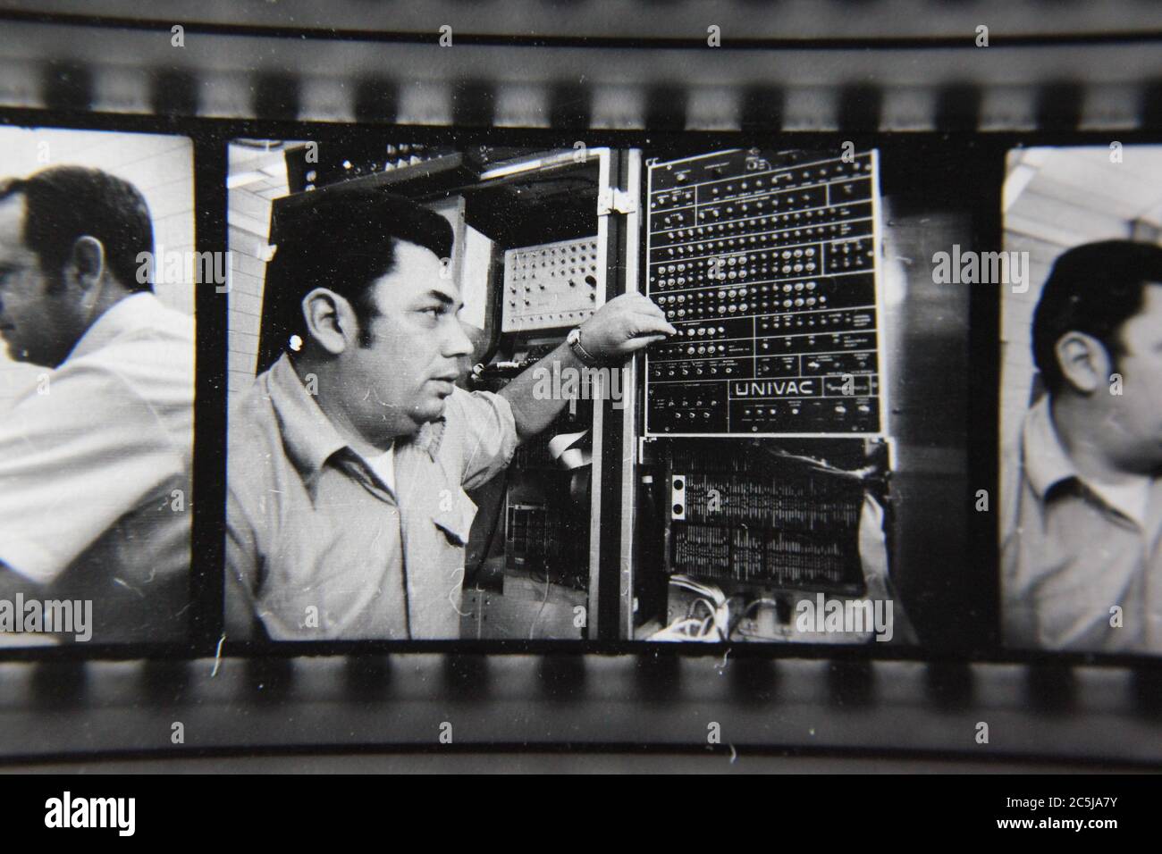 Fine 70s vintage contact print black and white photography of a ...