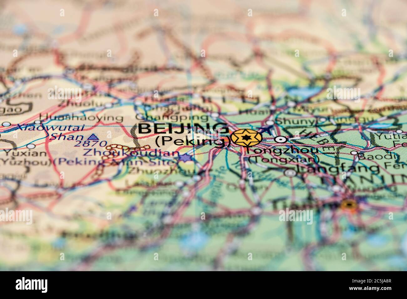 China political map capital beijing hi-res stock photography and images ...