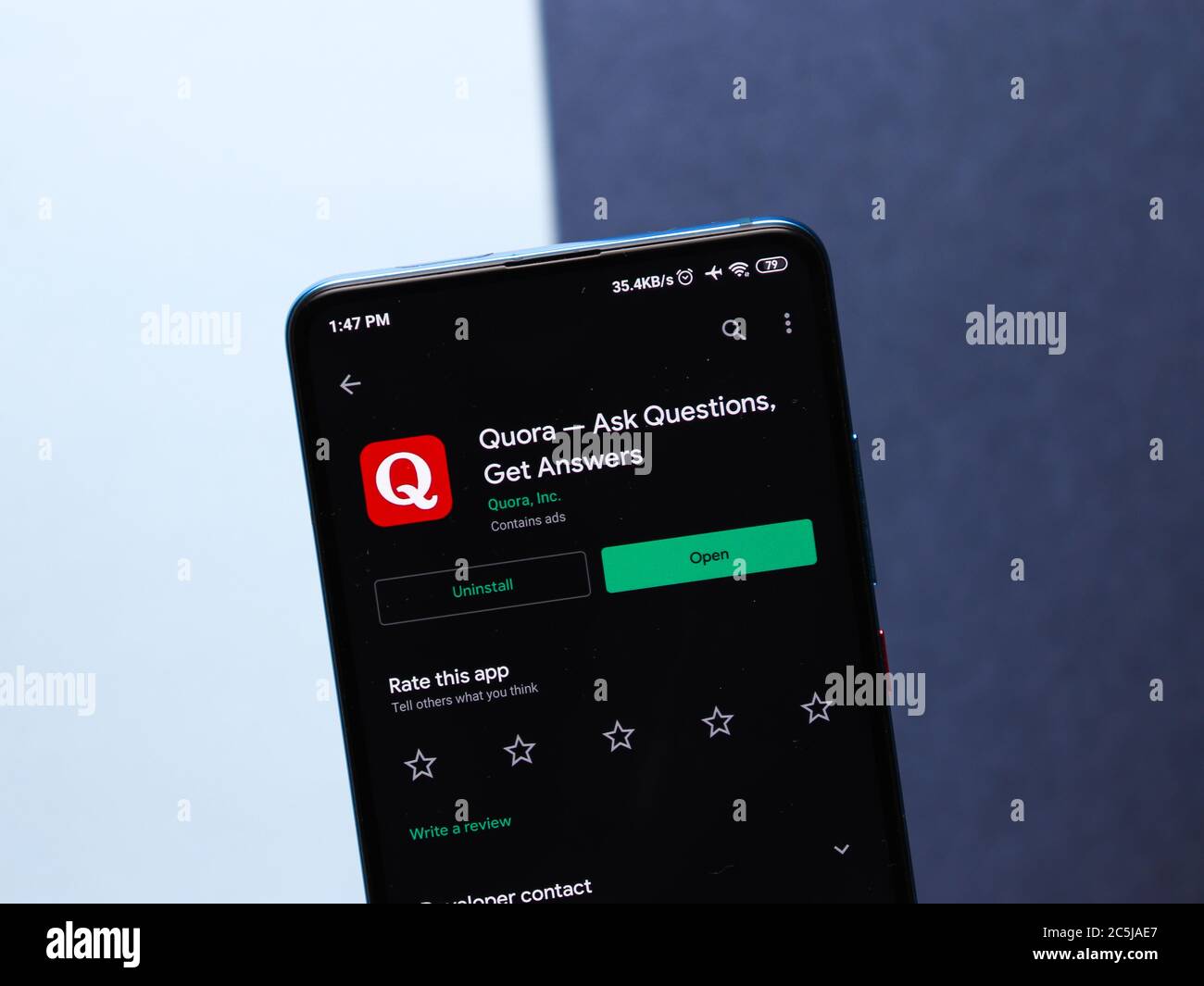 Assam, india - July 5, 2020 : Quora a question asking platform Stock ...