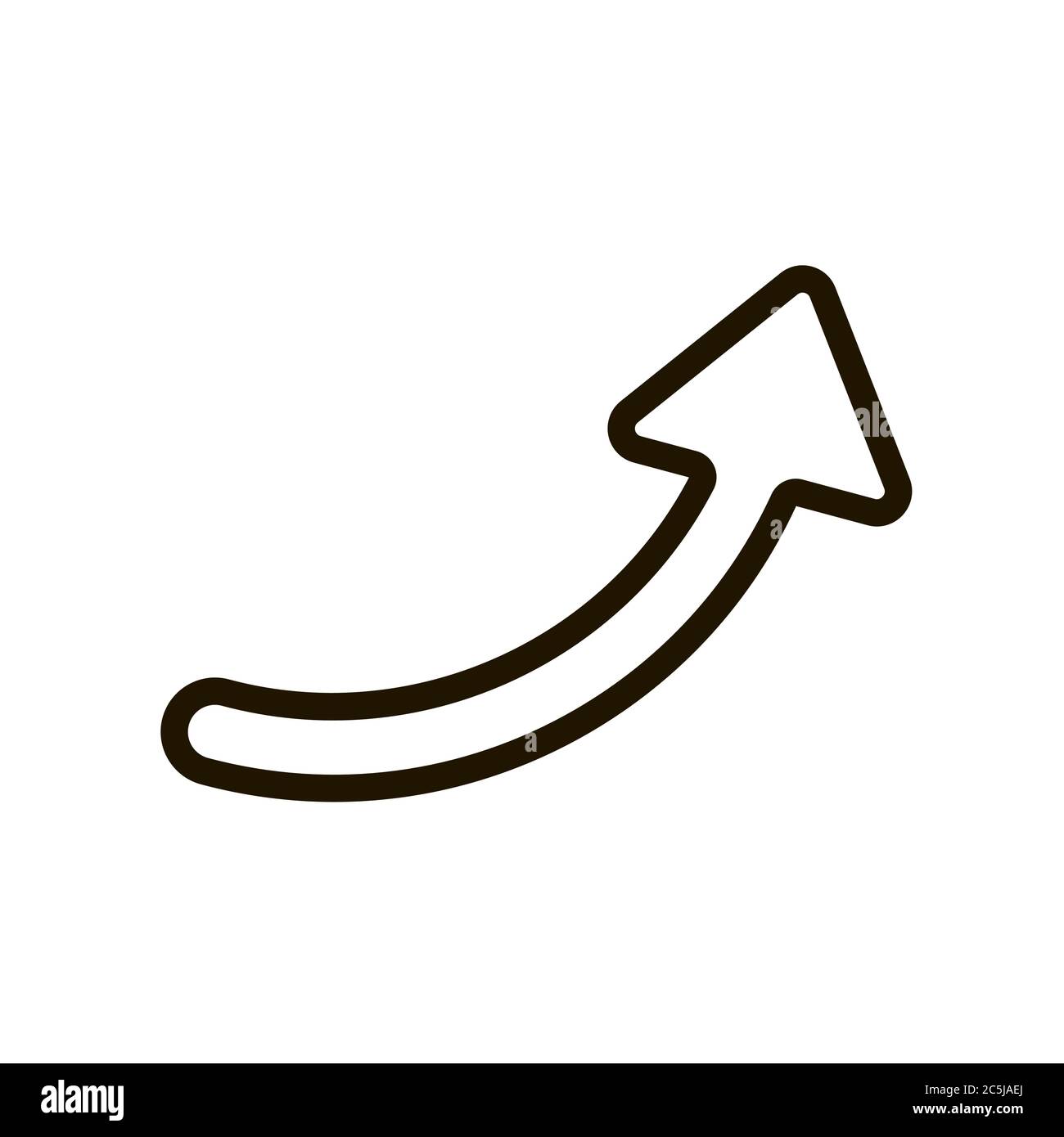 Arrow icon on white background. EPS 10. Vector illustration Stock ...