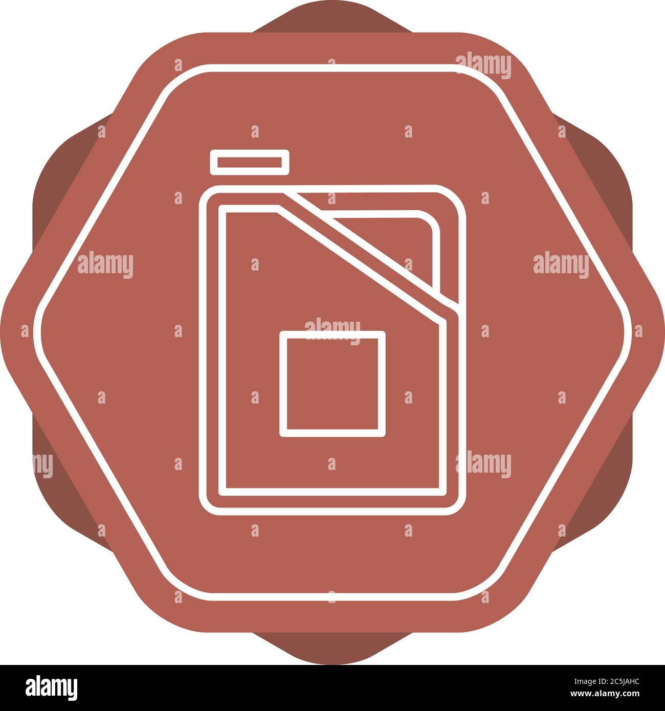Unique Diesel Can Vector Line Icon Stock Vector Image & Art - Alamy