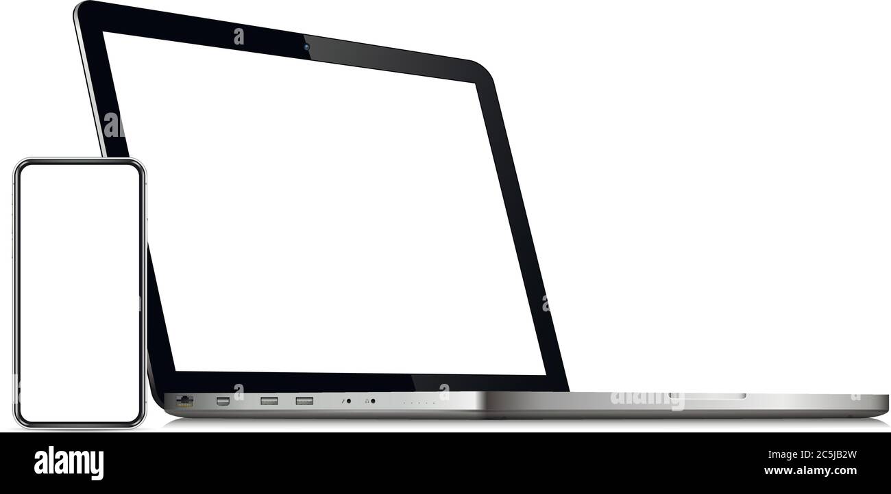 Smart phone and laptop device template for adaptive design presentation ...