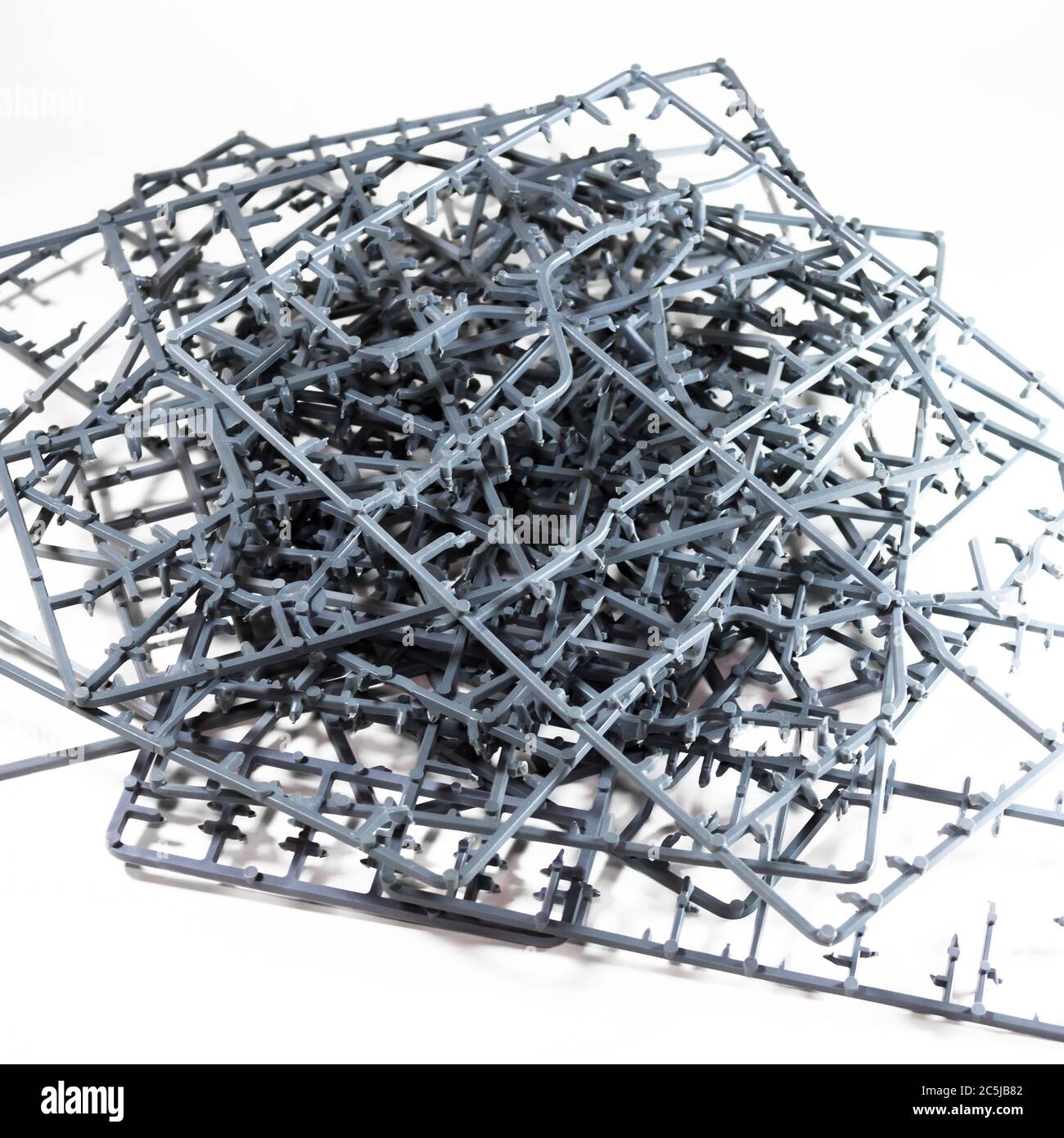 Plastic Model Kits on white background Stock Photo - Alamy