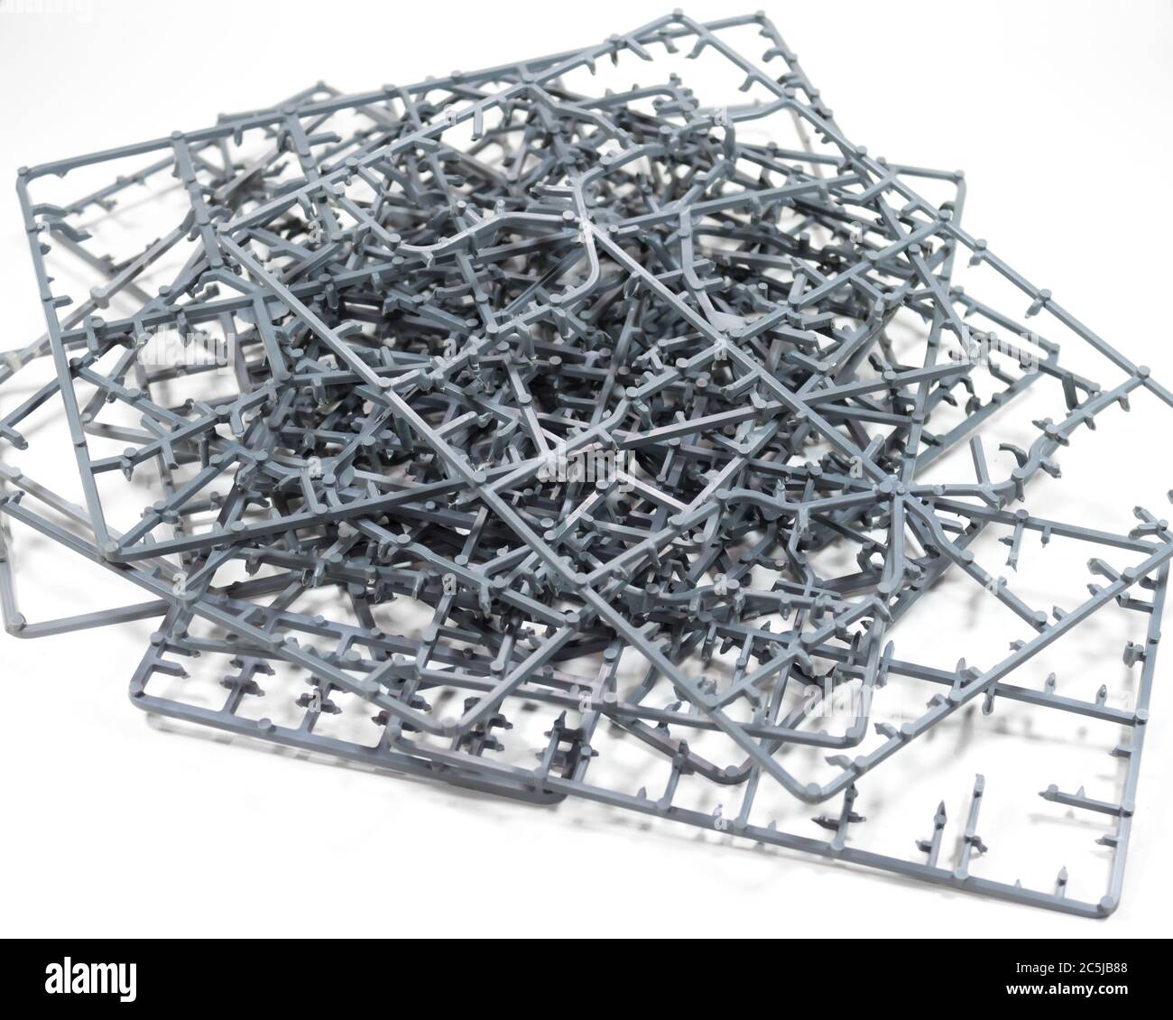 Plastic Model Kits on white background Stock Photo - Alamy