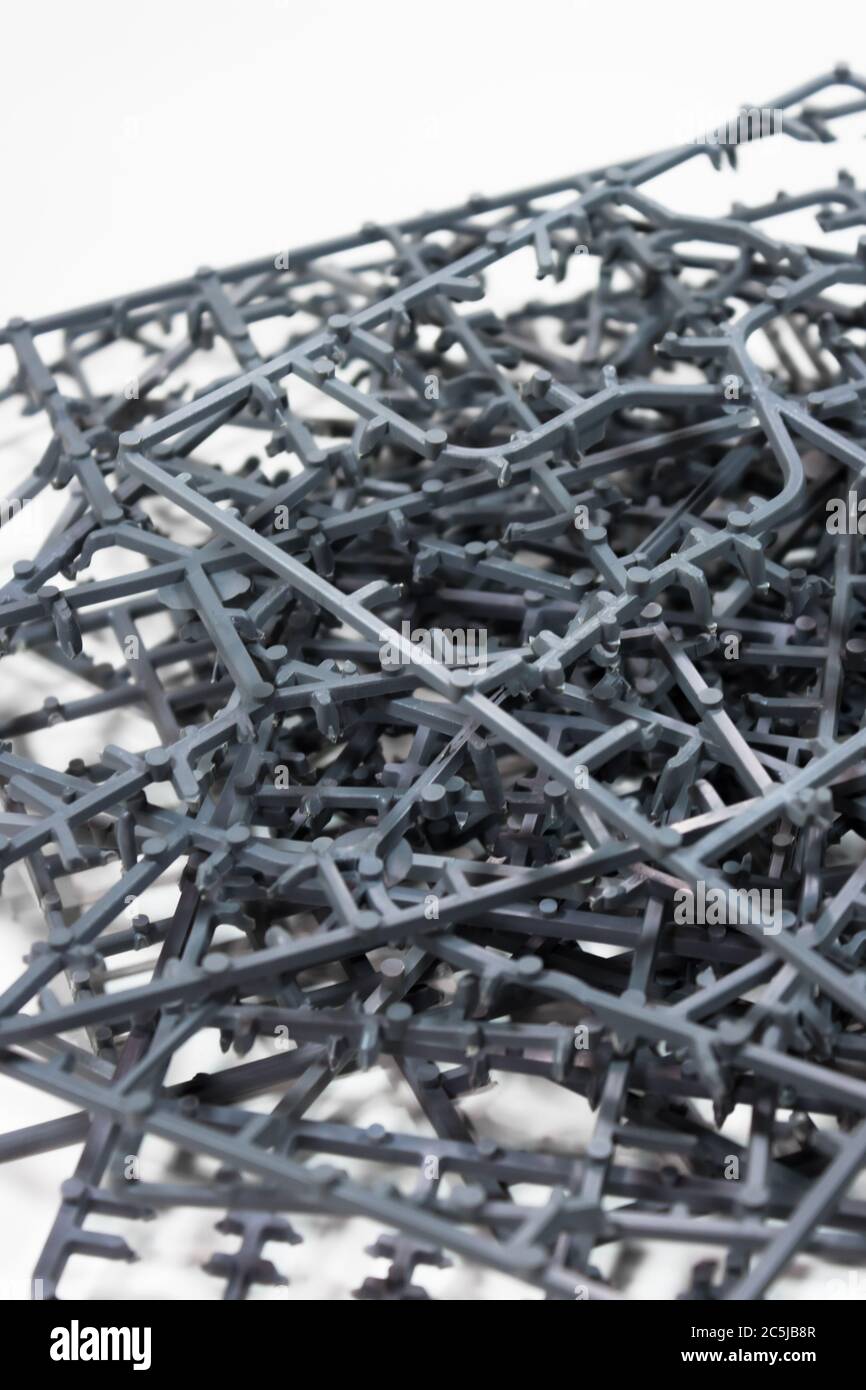 Plastic Model Kits on white background Stock Photo - Alamy
