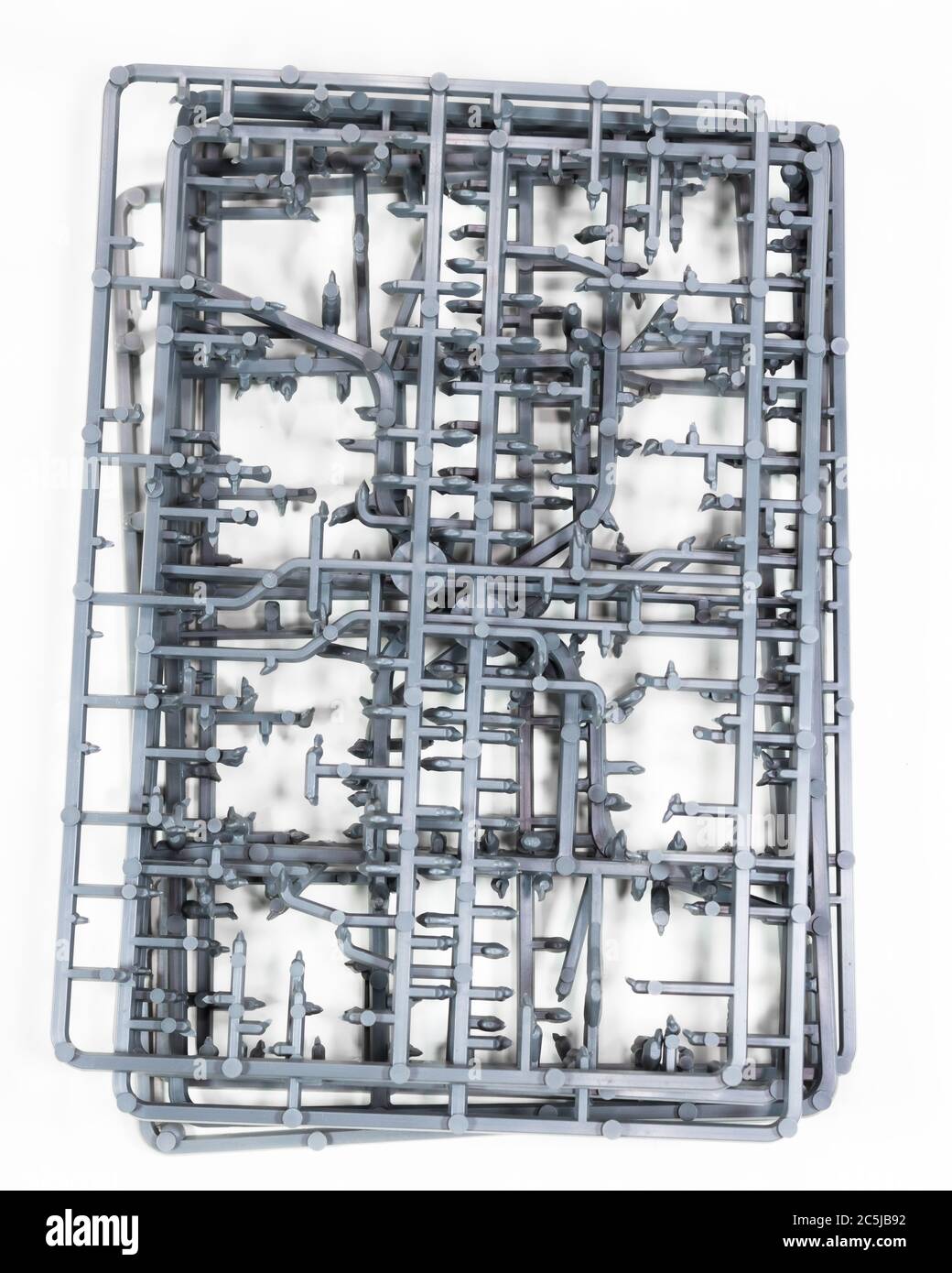 Plastic Model Kits on white background Stock Photo - Alamy