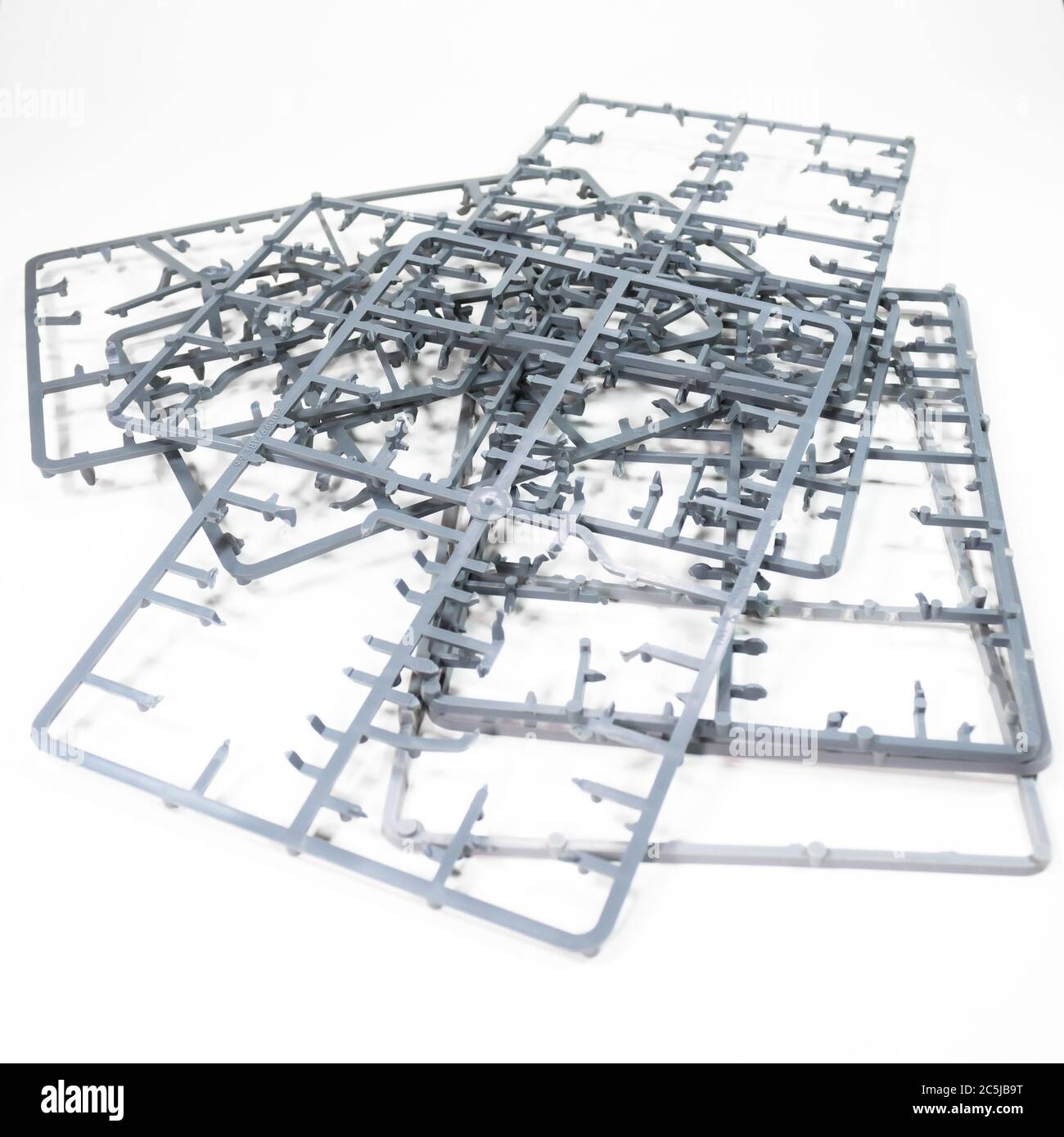 Plastic Model Kits on white background Stock Photo - Alamy
