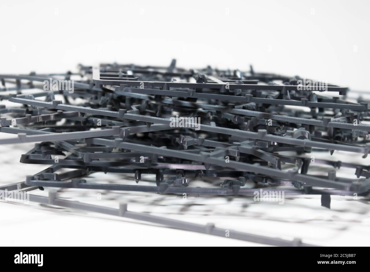 Plastic Model Kits on white background Stock Photo - Alamy