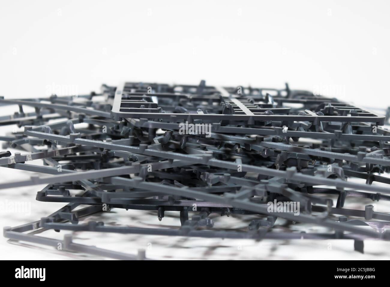 Plastic Model Kits on white background Stock Photo - Alamy